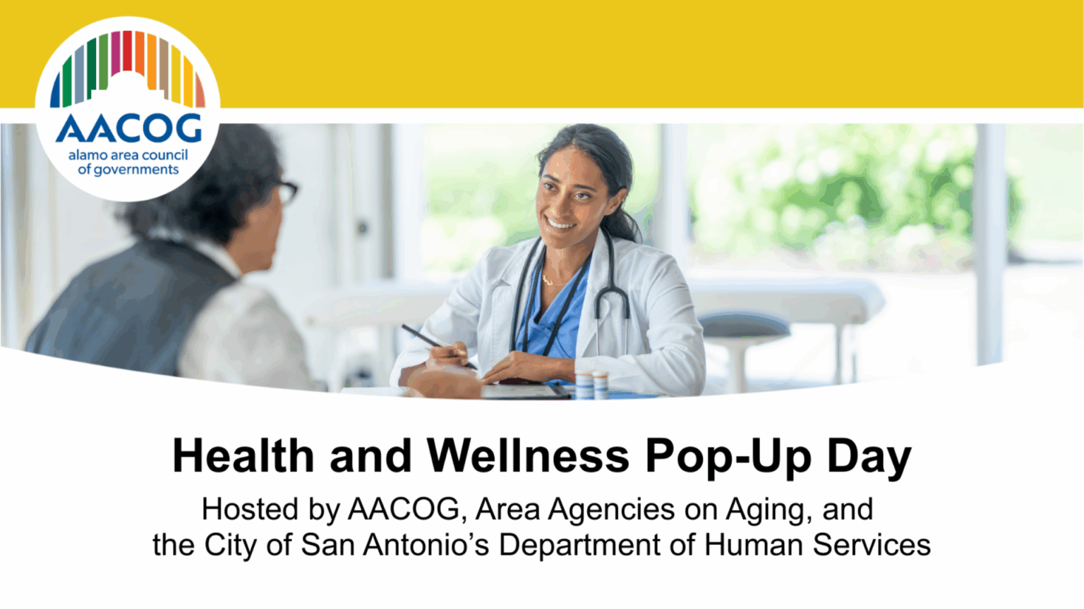 Health and Wellness Pop-Up Day - AACOG